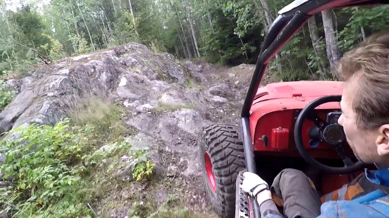 fj40 buggy 42" trepador dry rocks crawl - YouTube