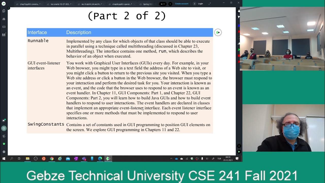 CSE 241 Fall 2021 Dec 29 - YouTube