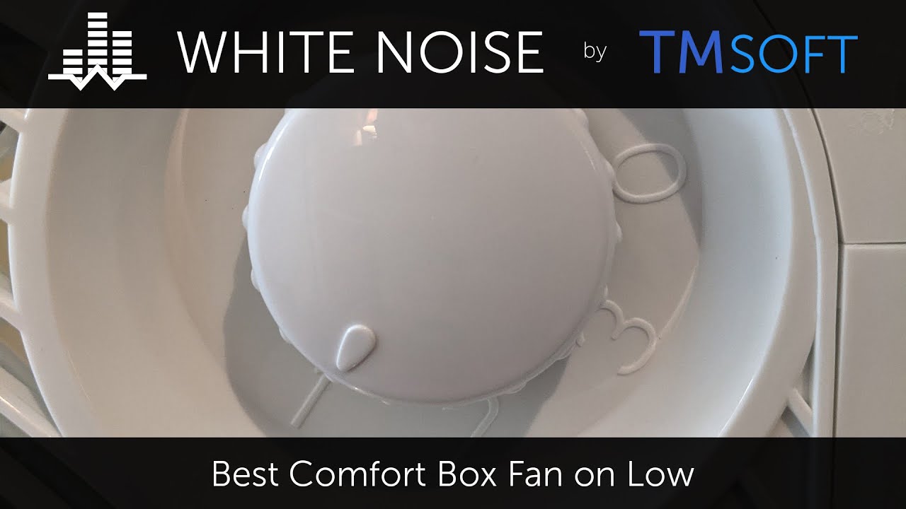 Best Comfort Box Fan on Low 10 Hour Sleep Sound - Black Screen - YouTube