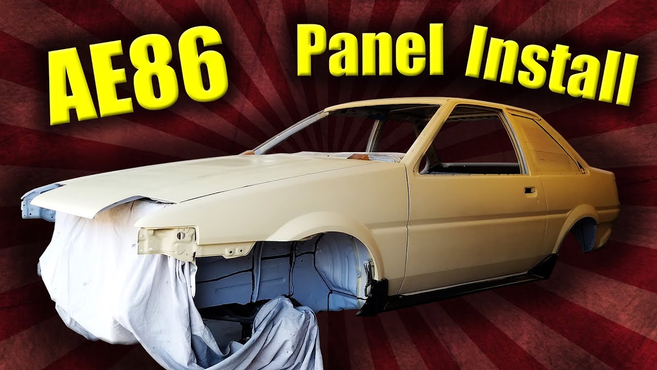 AE86 Project | Mounting Panels On A Car - AE86 Trueno Coupe Build - YouTube