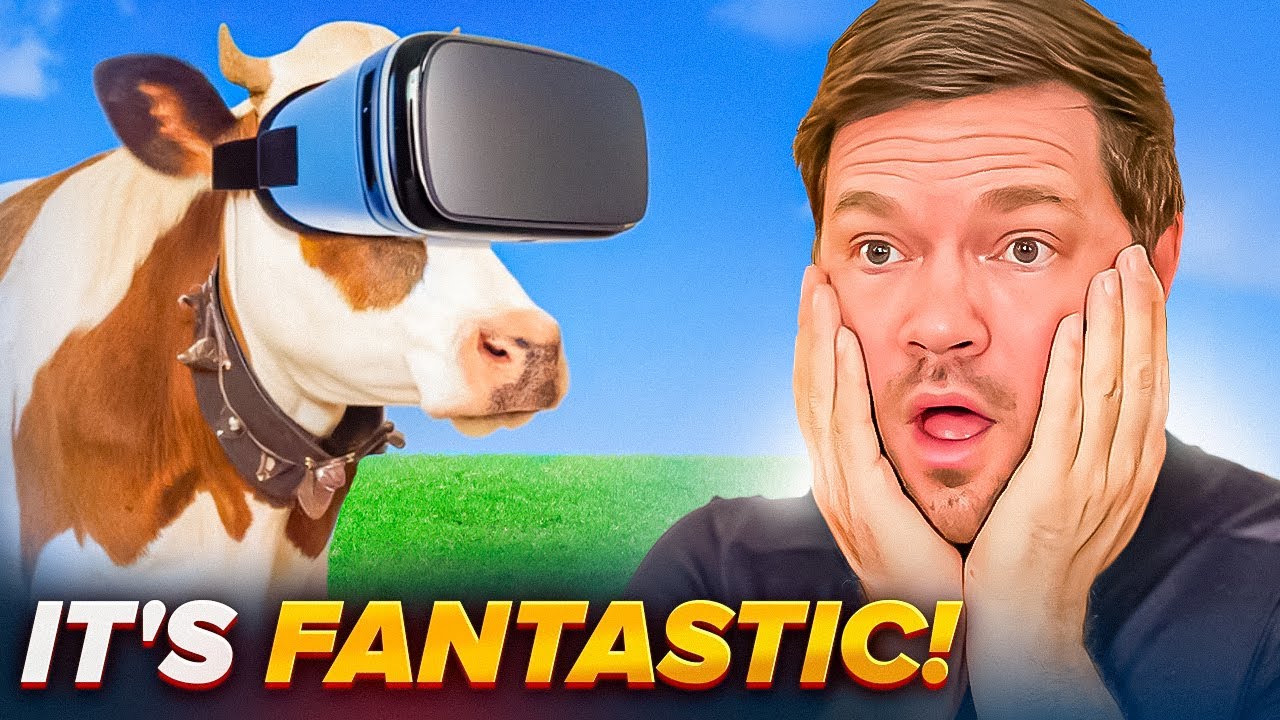 Cows With VR Headsets Love AI - YouTube