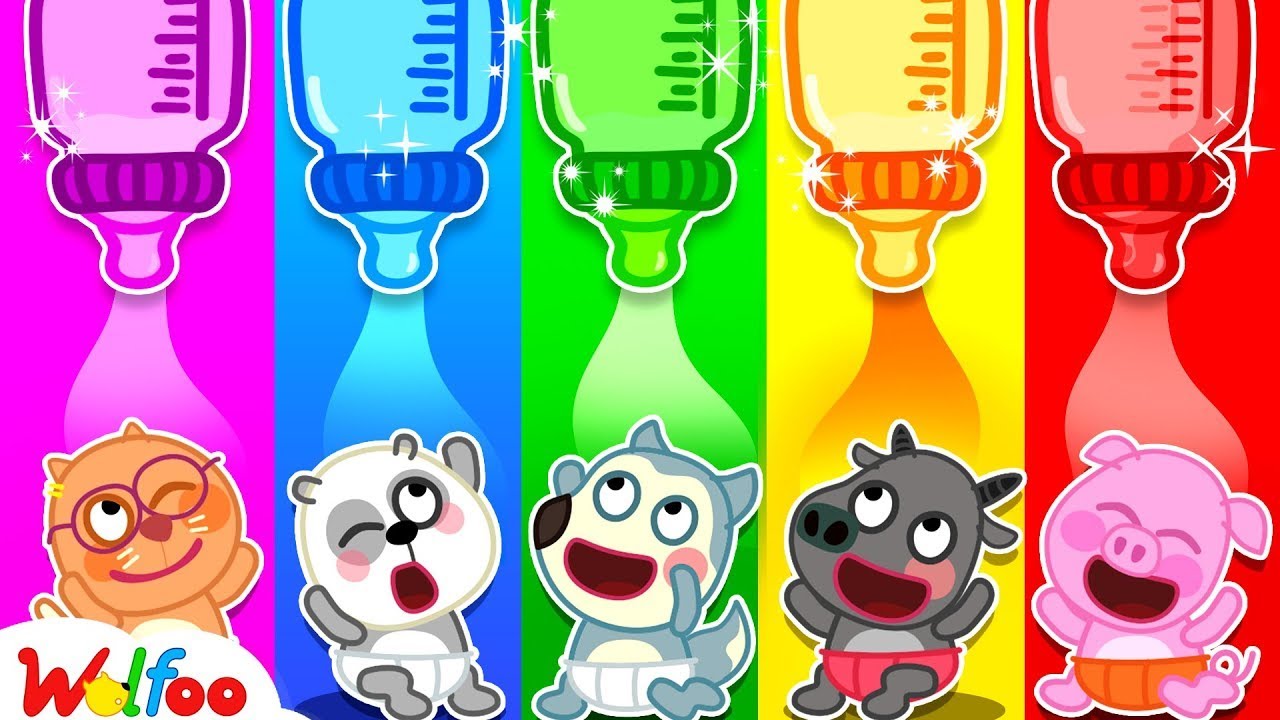 Which Bottle Milk of Wolfoo? | Kids Stories About Baby Wolfoo | Wolfoo ...
