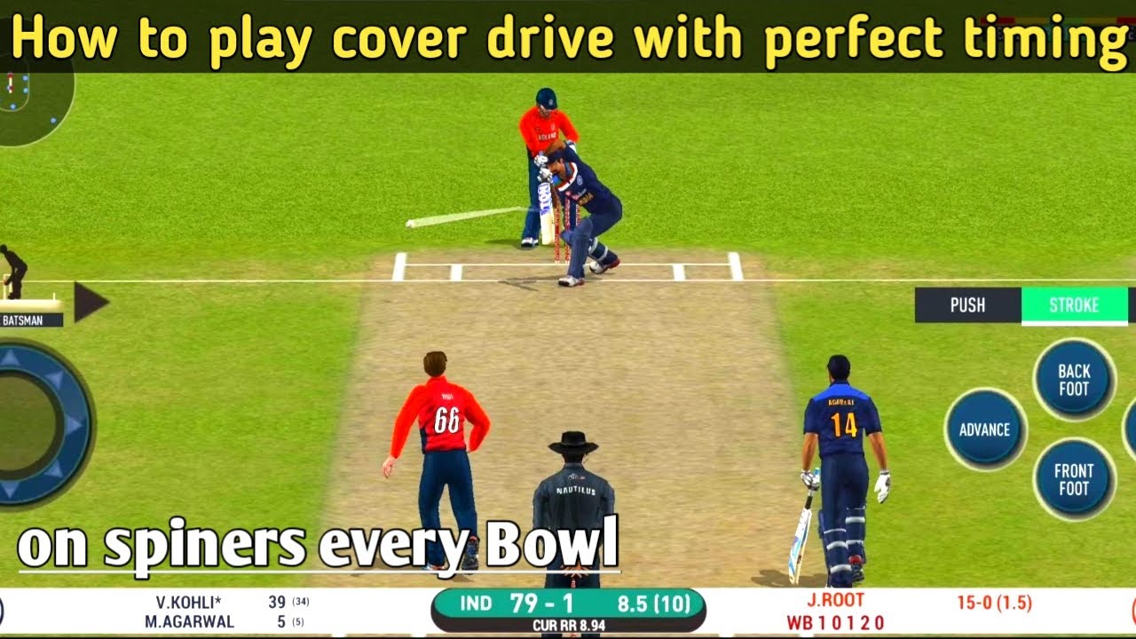 how to play cover drive in Virat Kohli style with perfect timing | RC ...