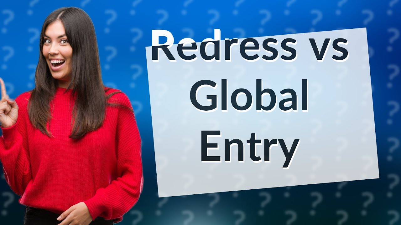 Is redress number the same as Global Entry number? - YouTube