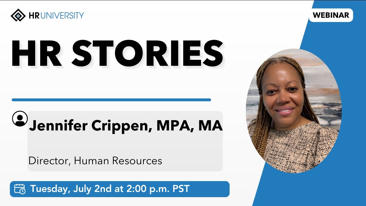 HR Stories: Jennifer Crippen, Mental Health and HR - YouTube