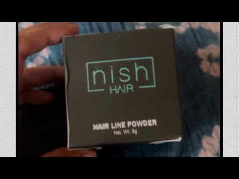 Honest review and unboxing of nish hair line powder| black shade - YouTube