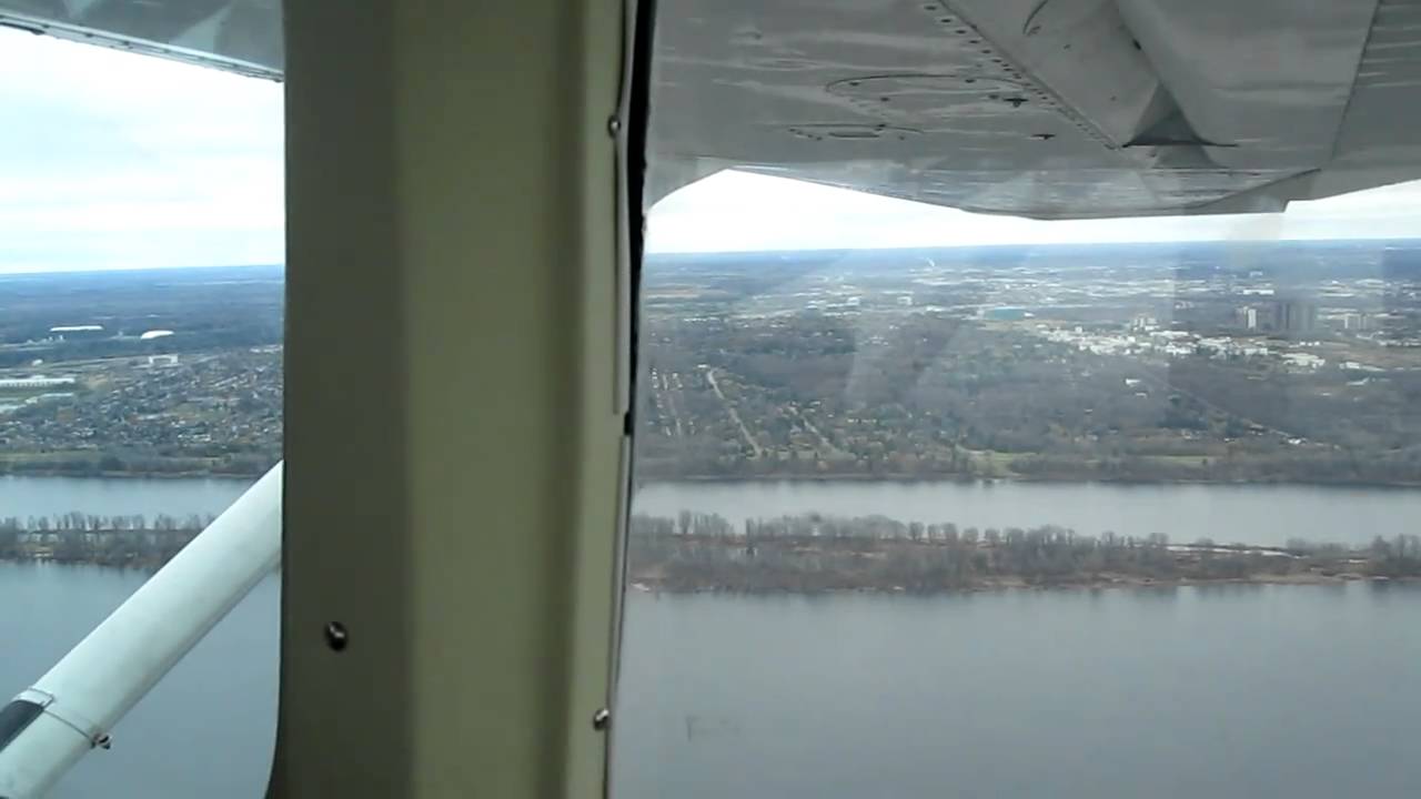 Cessna 172 Downwind for Runway 27 at Rockcliffe Airport - YouTube