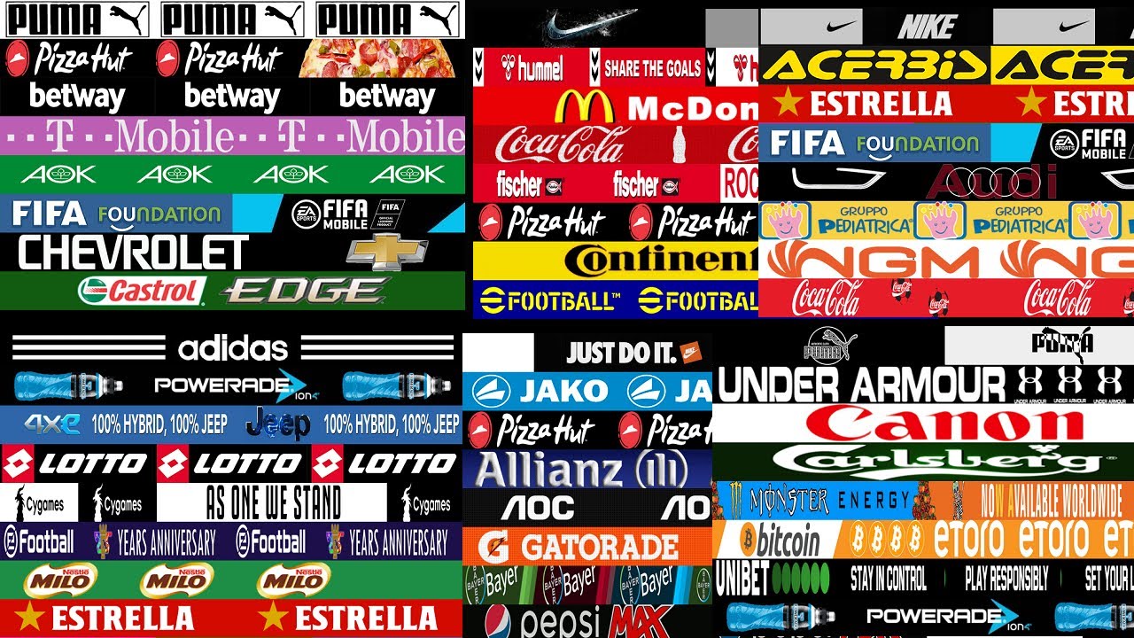 PES 2013 | New Adboardpack Full 48 Stadiums | Real Sponsors HD - YouTube