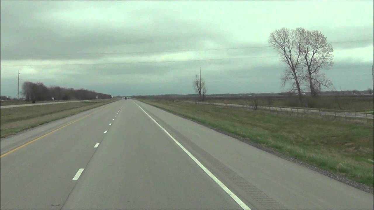 Illinois - Interstate 72 East - Mile Marker 50-60 (4/11/13) - YouTube