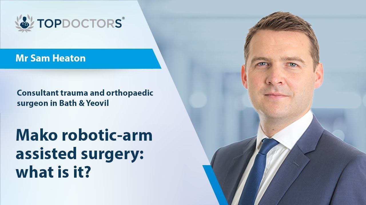 Mako robotic-arm assisted surgery: what is it? - Online interview - YouTube