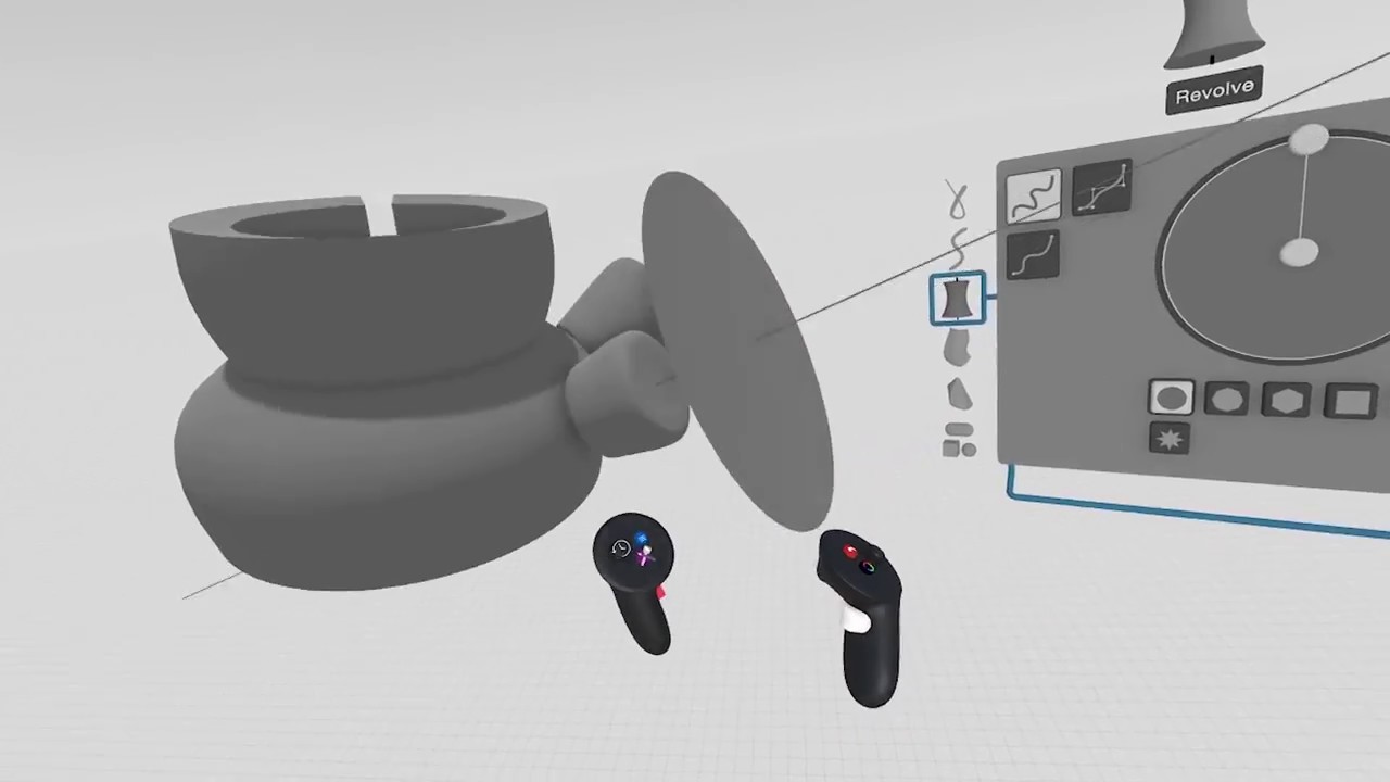 Revolve - Tools Tutorial Gravity Sketch VR - YouTube