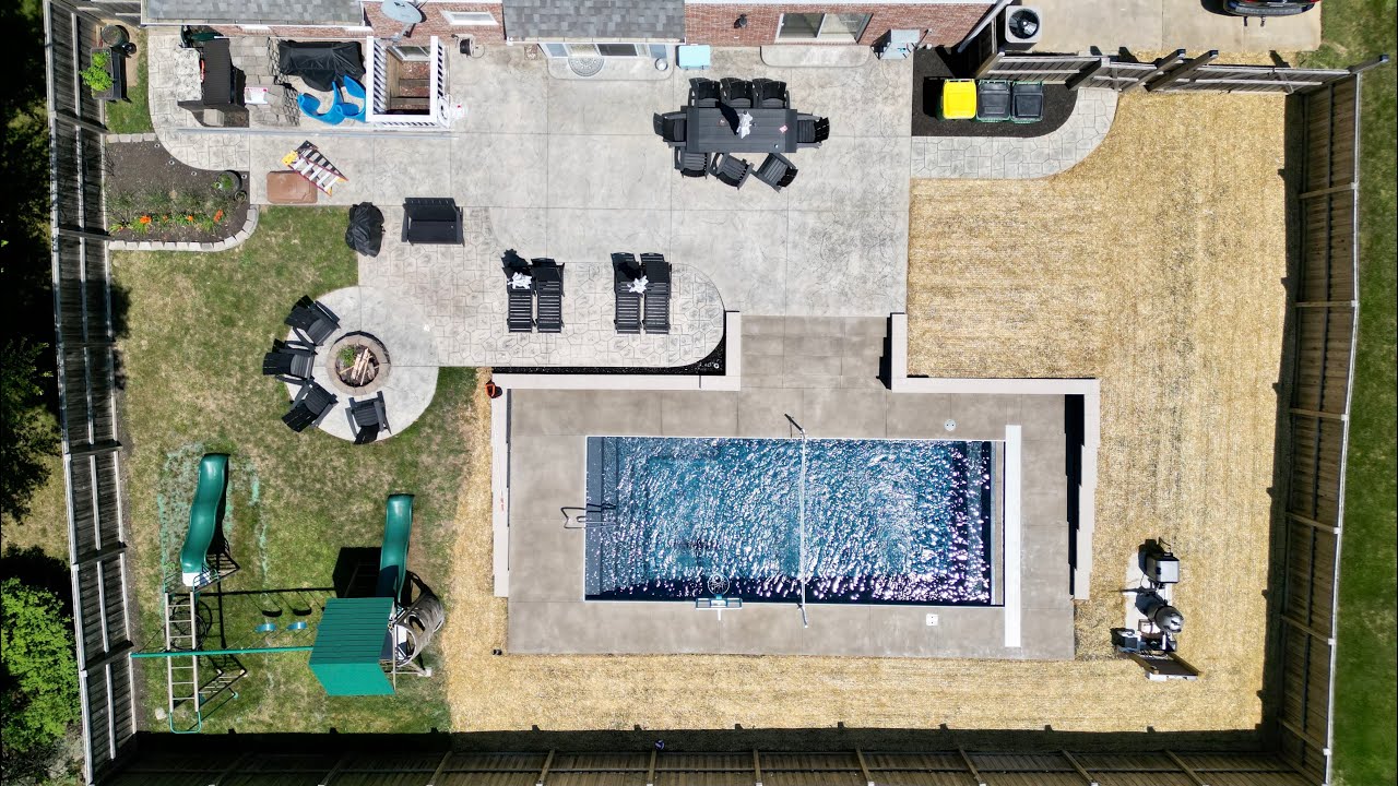 Chapman Fiberglass Pool Project Fishers, IN - YouTube