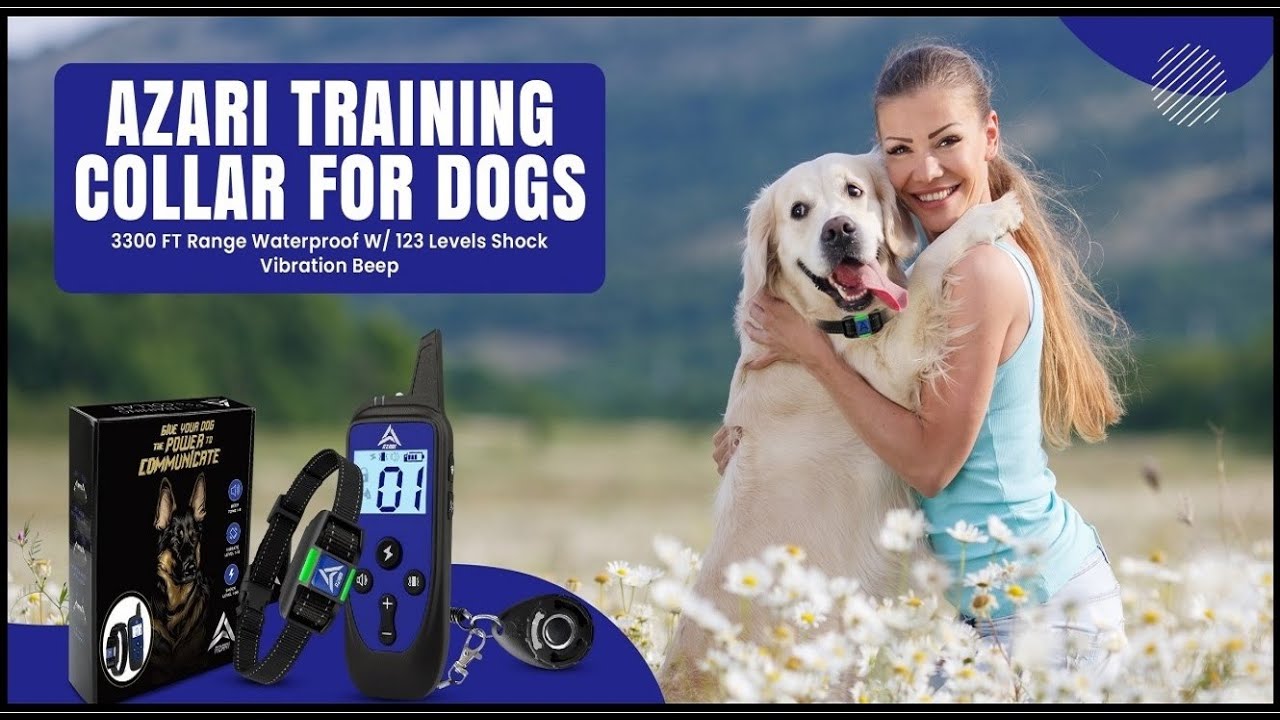 AZARI Dog Training Collar Clicker 2024 Edition For Small Medium AZARI Dog Training Collar Clicker 2024 Edition For Small Medium