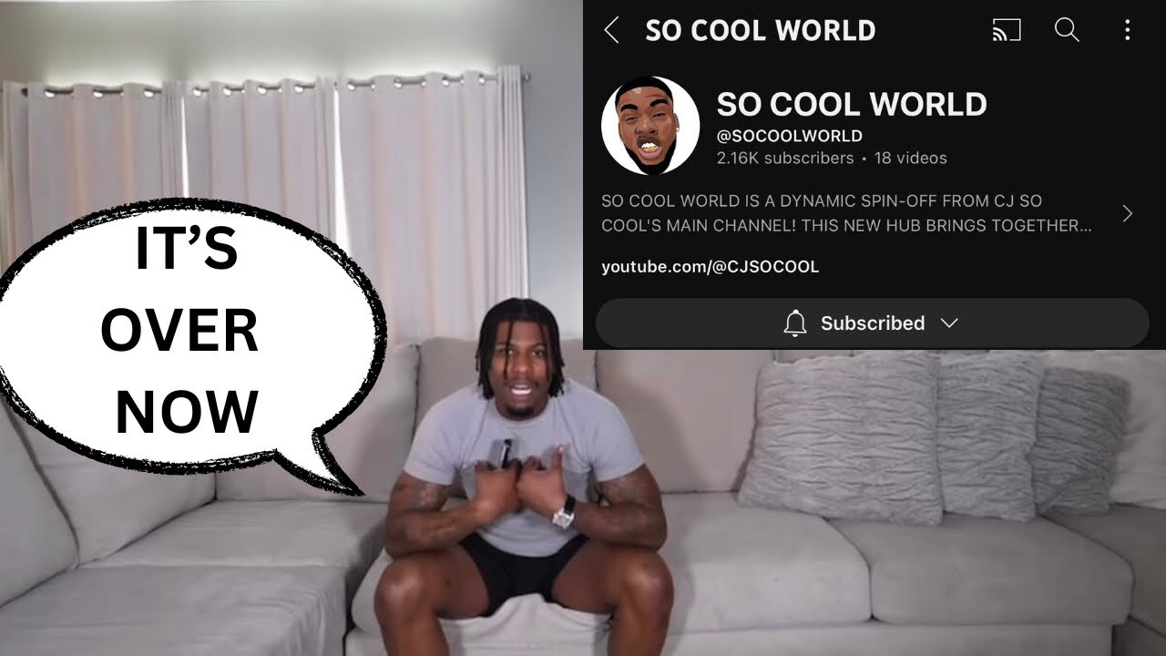 CJ SO COOL STARTS A NEW CHANNEL BECAUSE OF THIS?!?!??! - YouTube