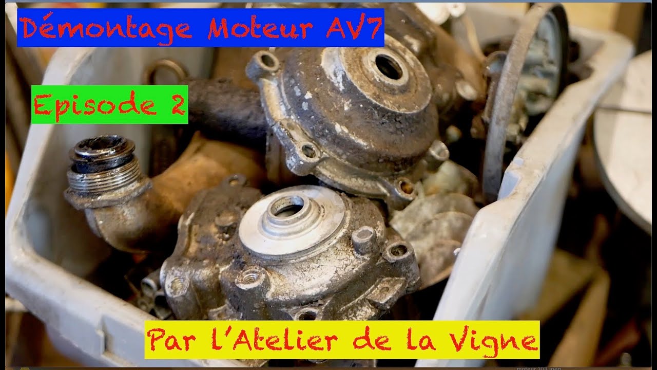 Motobécane : démontage d'un moteur AV7 - Episode 2 - YouTube