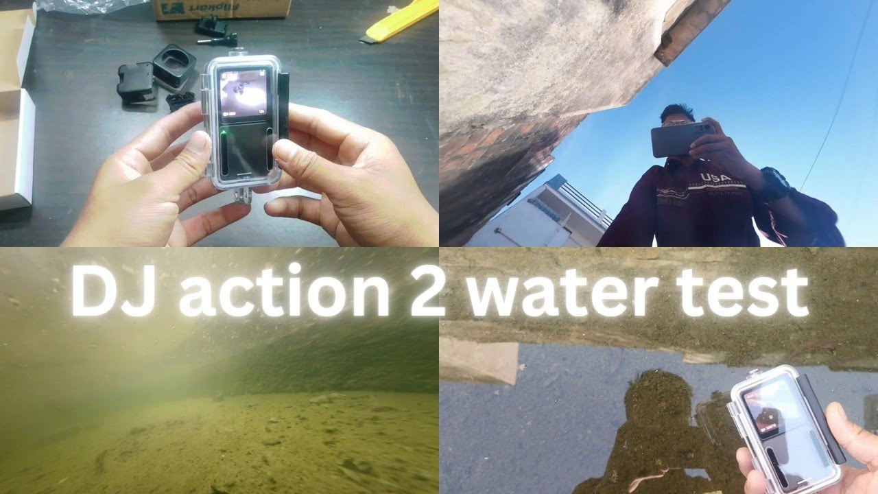 Underground water test || Dji action 2 camera testing in water #camera ...