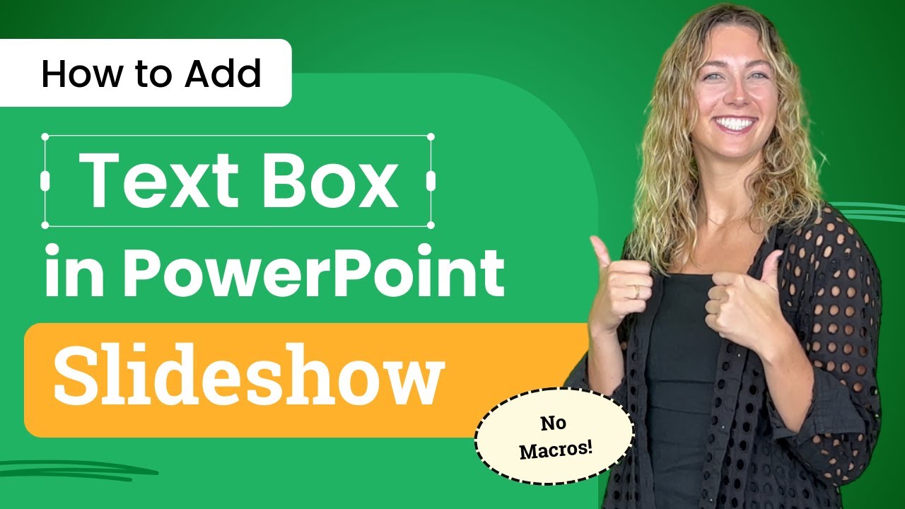 Type Text on Slides While Presenting in PowerPoint [NO MACROS] - YouTube