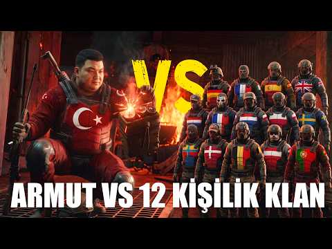 ARMUT VS 12KİŞİLİK KLAN RAIDİ | ARMUT RUST