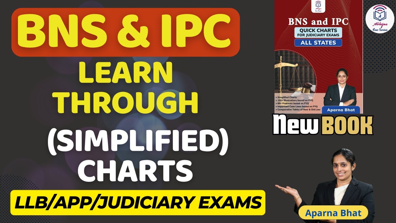 BNS and IPC (Quick Charts) for Judiciary Exam (All States) l New Book ...