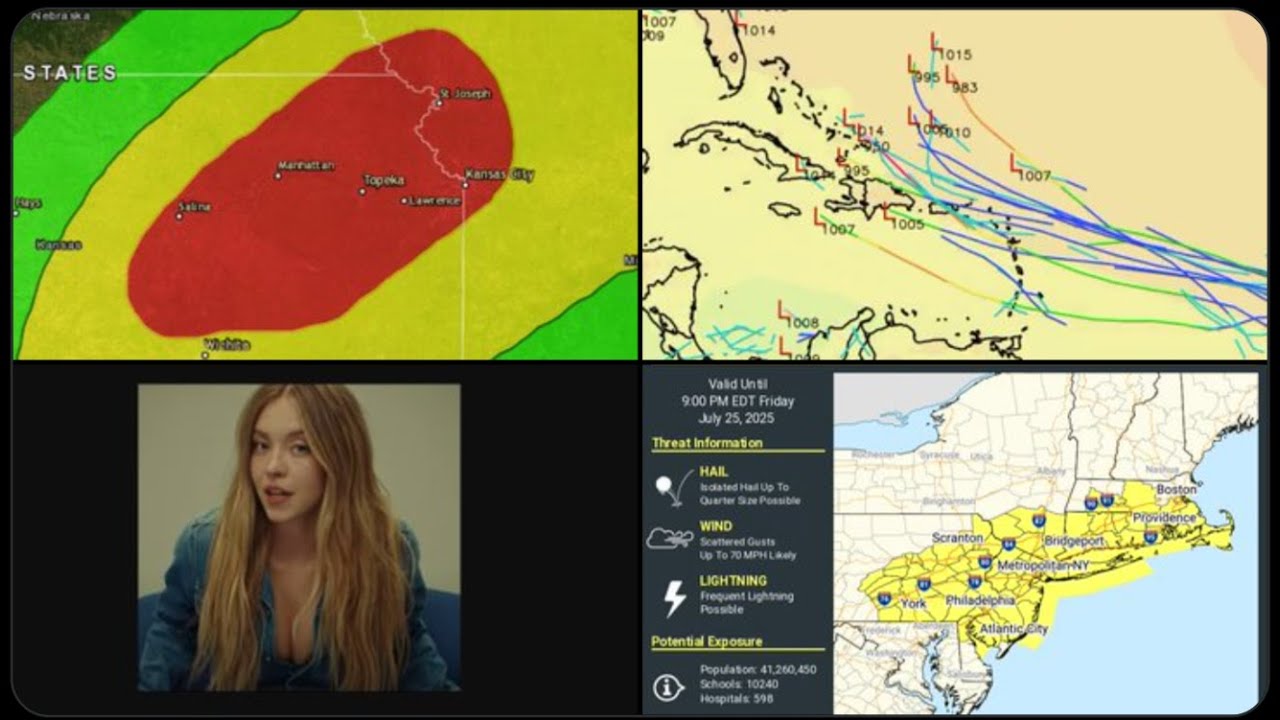 RED ALERT! Kansas Red Bean of Danger & Chicago Flooding! + Hurricane ...