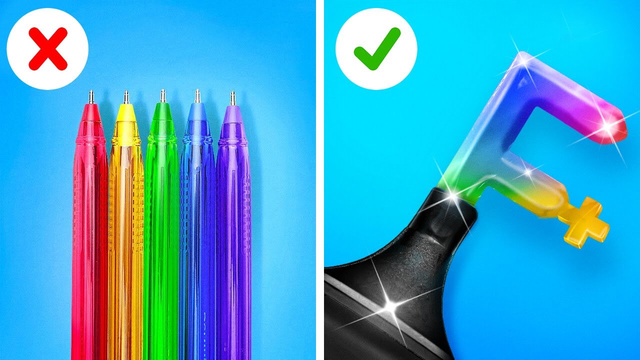EASY & COOL SCHOOL HACKS | Simplify Your Life! Clever DIY Tricks & Fun ...
