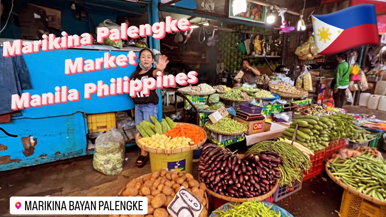 [4K] Marikina Bayan Palengke Market Manila Philippines 🇵🇭 Virtual ...
