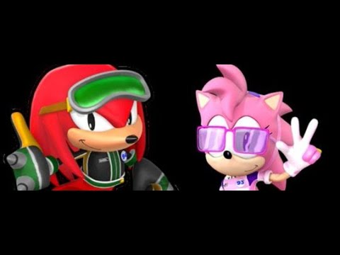 RaceSuit classic Amy and knuckles are coming soon to sonic speed ...