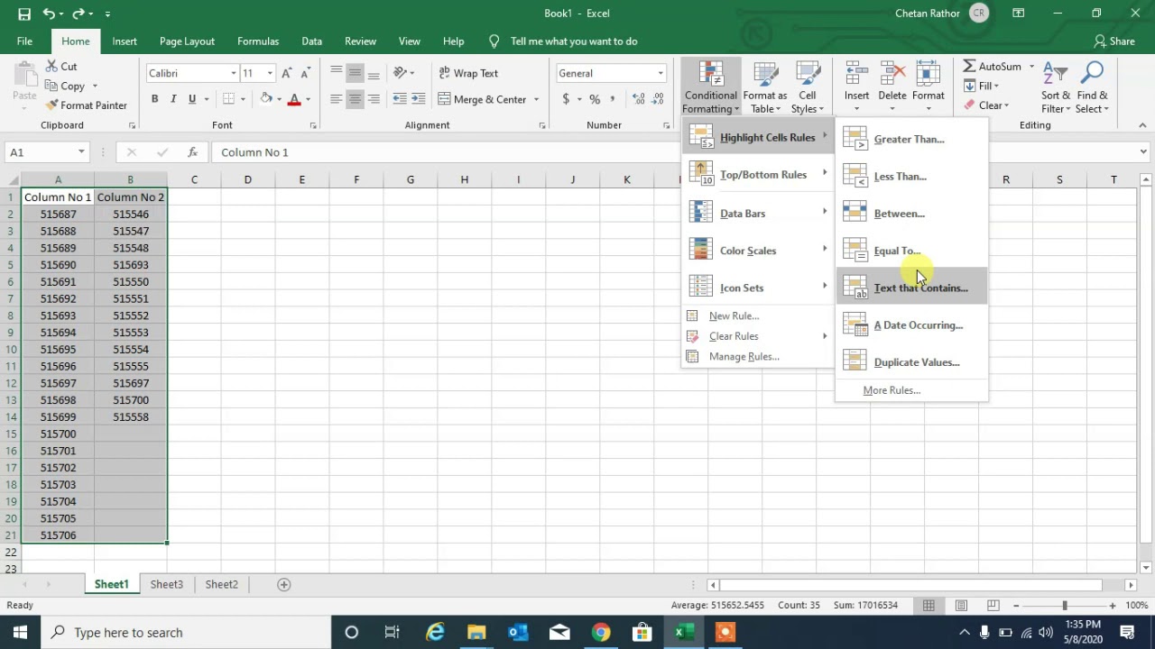 How To Find Duplicate Values Between Two Columns YouTube How To Find Duplicate Values Between Two Columns YouTube