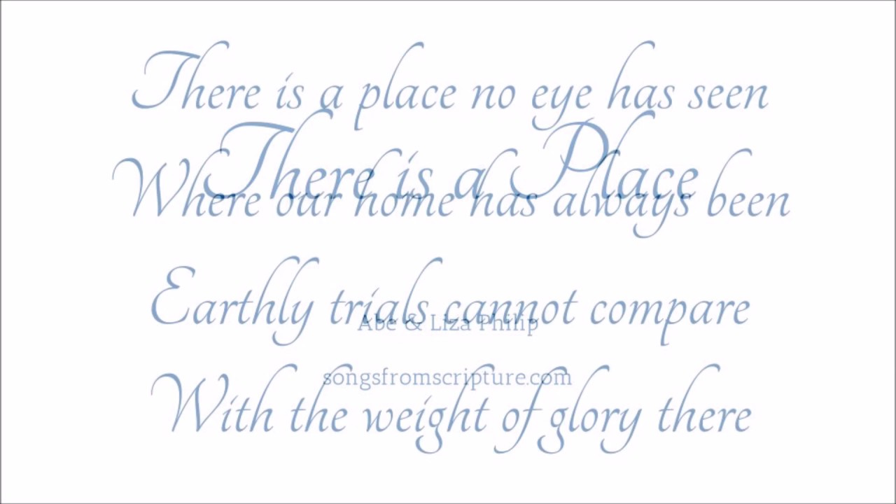 There is a Place - YouTube