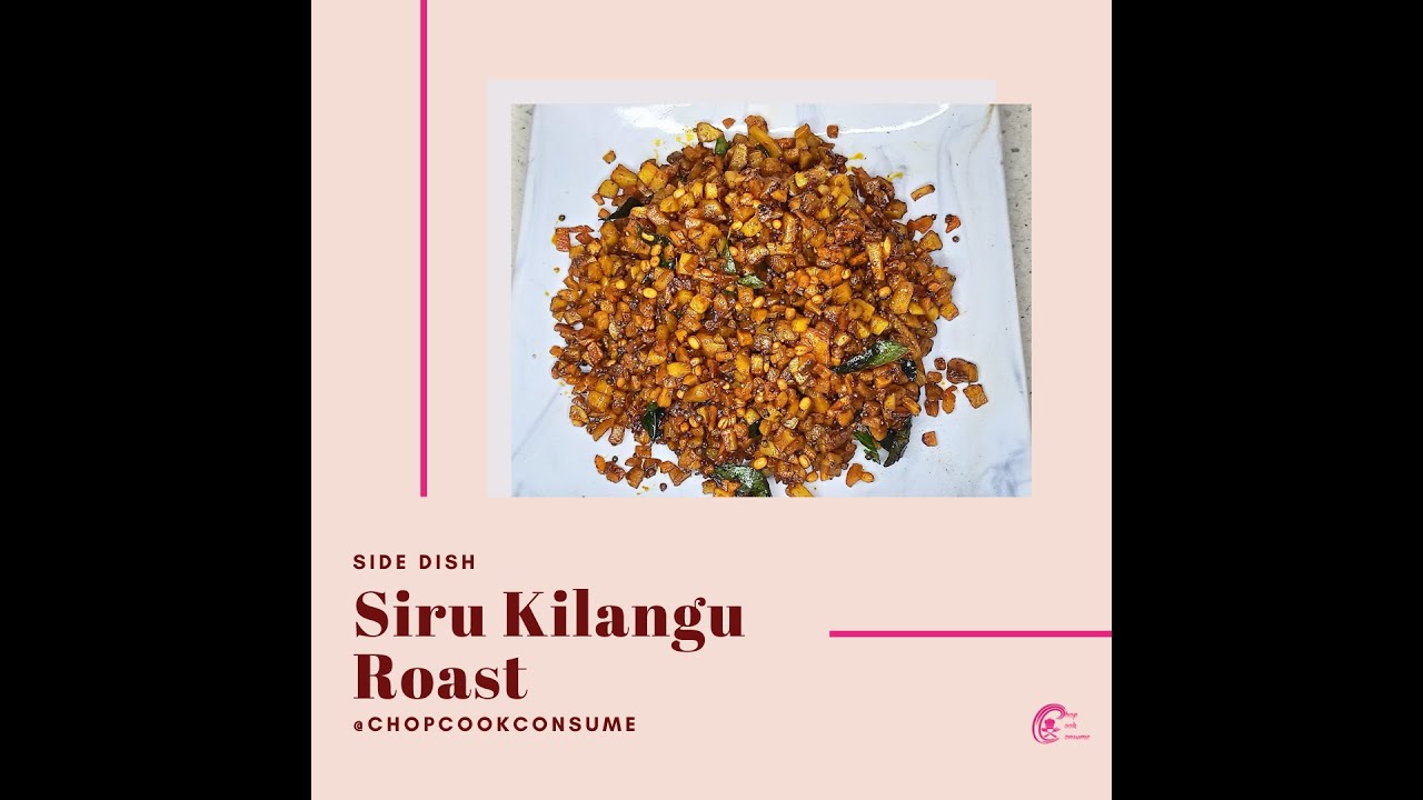 Crunchy crispy Siru Kilangu (Chinese Potato) Roast/ Famous harvest ...