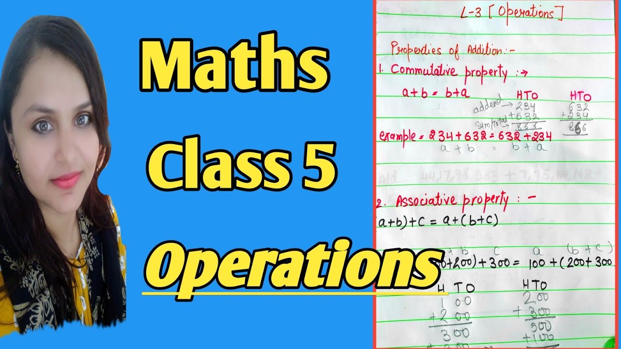 Topic Properties Of Addition Maths For Class 5 YouTube Topic Properties Of Addition Maths For Class 5 YouTube