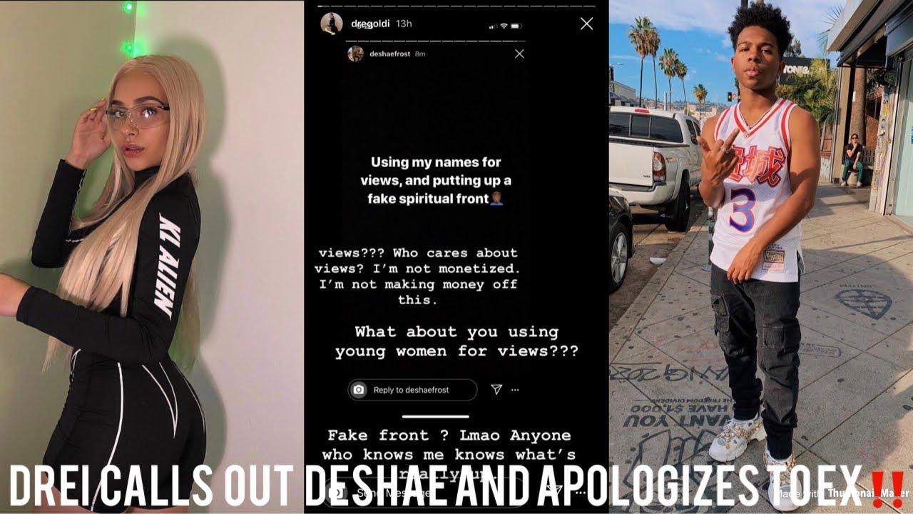 #DREGOLDI APOLOGIZES TO EX AND SAYS #DESHAEFROST DELETED HER YOUTUBE ...