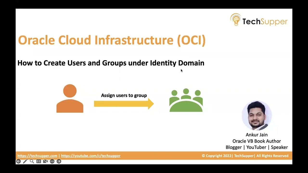 Create users and groups in Oracle Cloud Infrastructure - YouTube