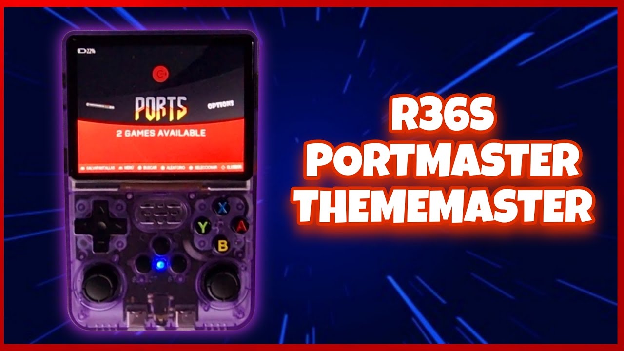 R36S 💥Super tutorial PORTMASTER y THEMEMASTER💥. JUEGAZOS 🎮 y TEMAS para ...