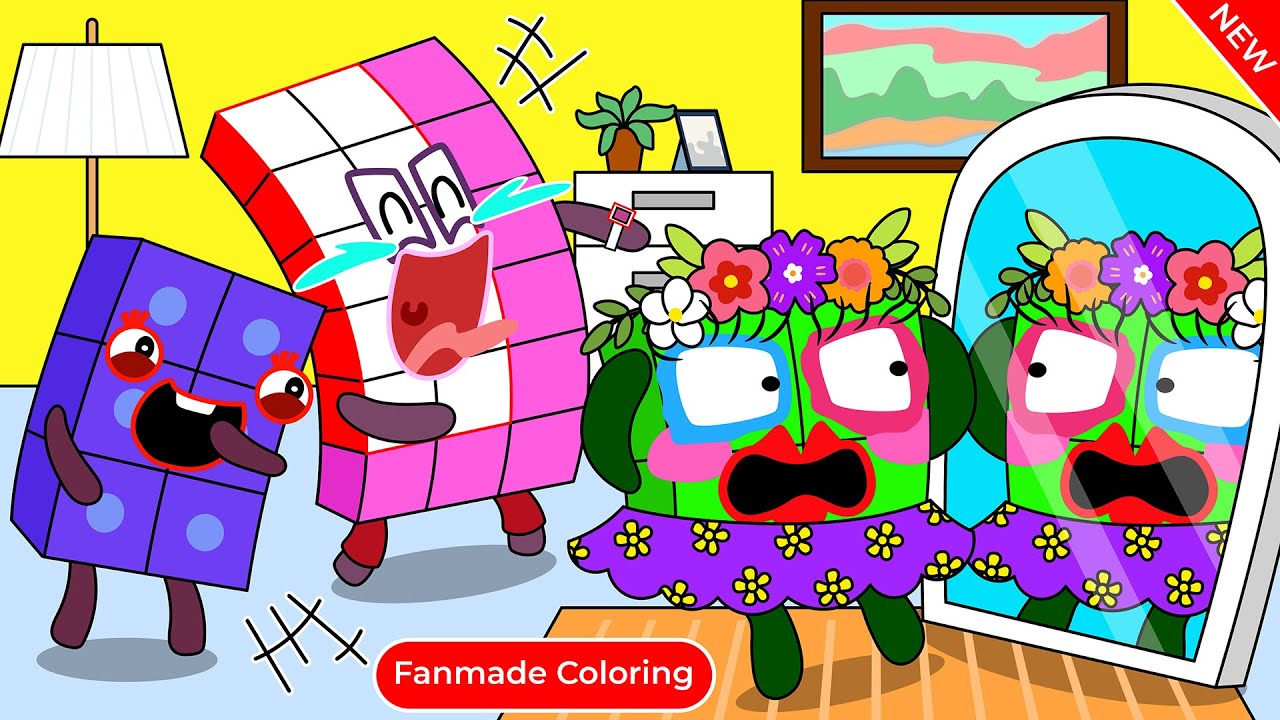 Who Turned Numberblocks 4 into a Princess? Numberblocks Fanmade ...