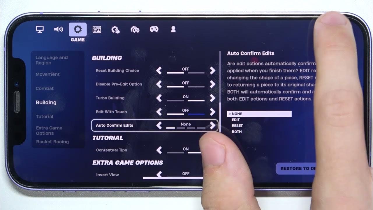 How to Enable or Disable Auto-Confirm Edits in Fortnite on iOS - Speed Up Your Edits - YouTube
