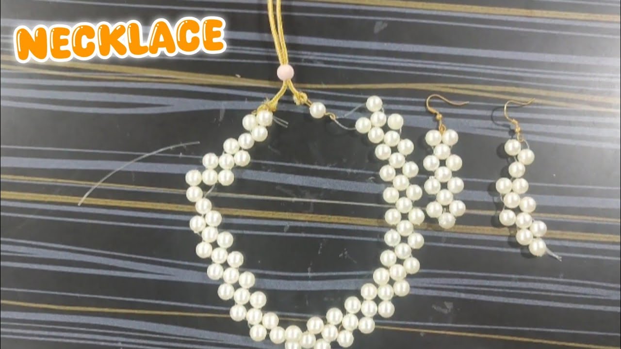 Beautiful Necklace Making At Home | How To Make Necklace At Home ...