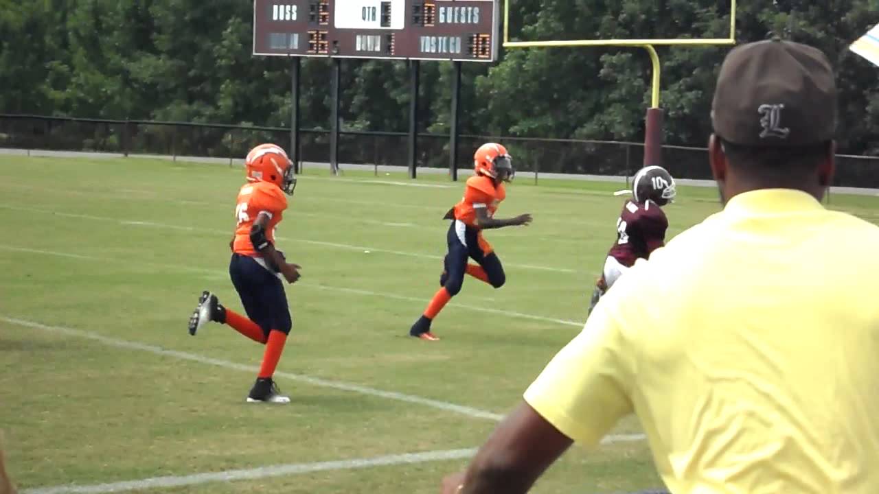 Doss Dragons Juniors vs. Lyndon... #10 Q. Wright TD - YouTube