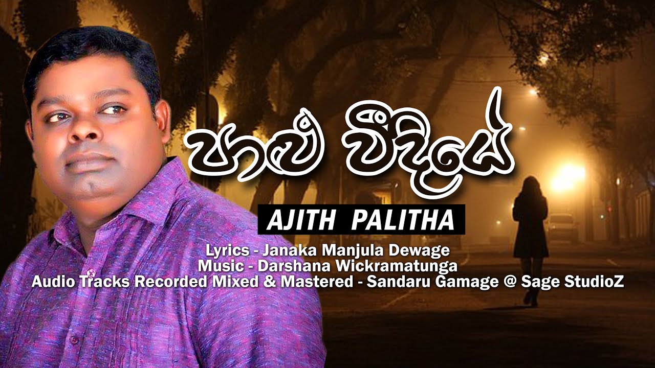 Ajith Palitha New Song "Palu Veediye" (Music by Darshana Wickramatunga ...