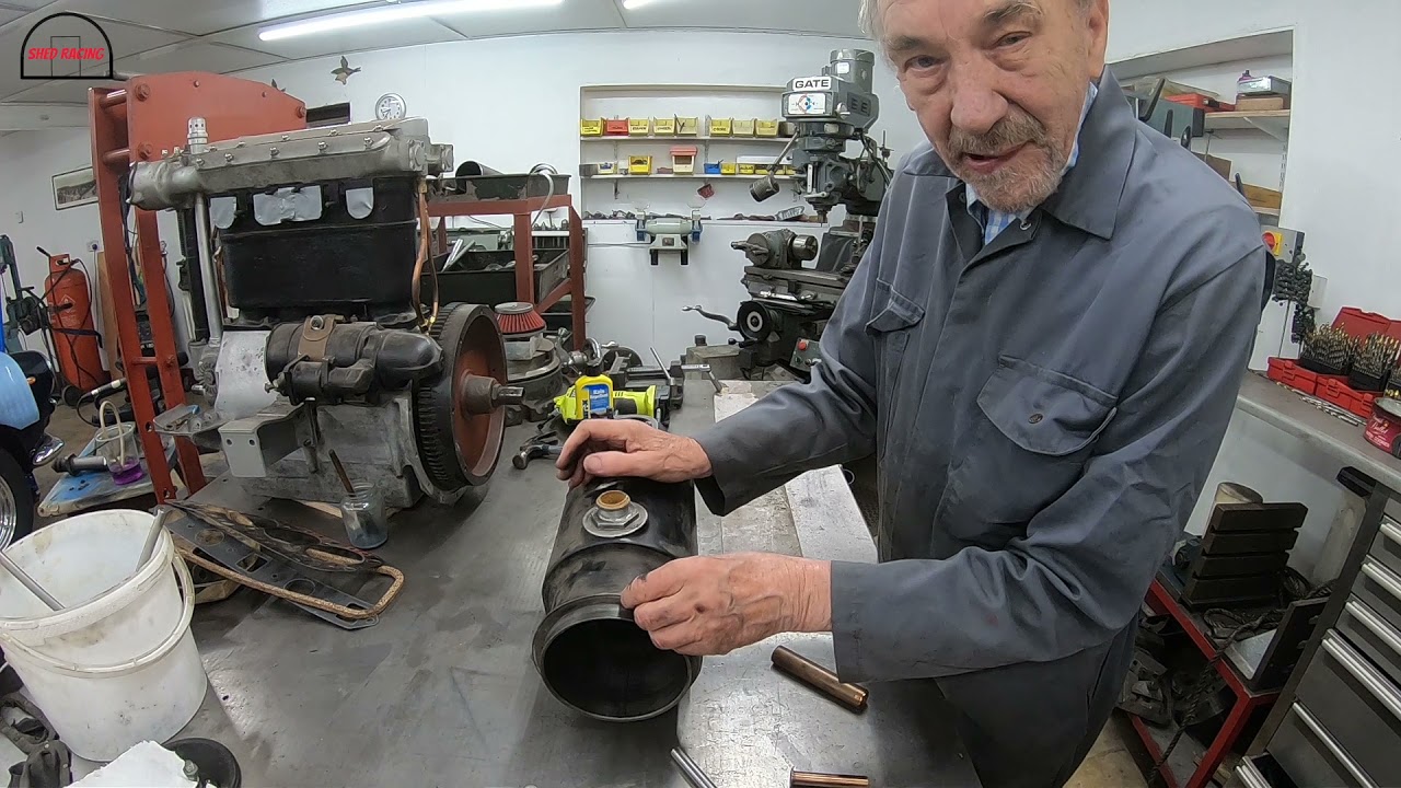 SHED RACING - Hall Scott Engine Rebuild (Pt 1) - YouTube