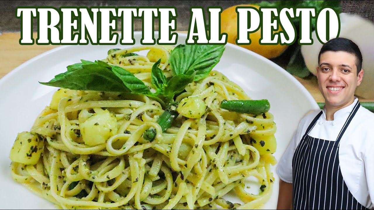 Trenette al Pesto | Pasta from Luca by Lounging with Lenny - YouTube