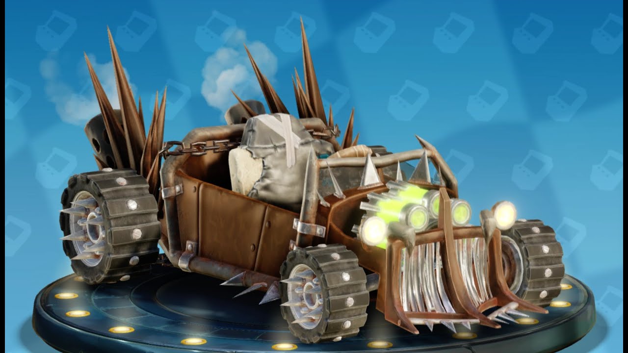 CTR: Nitro Fueled - The Nuke - All paint jobs and decals - YouTube