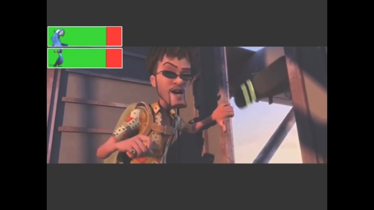 Rio (2011) Final Battle with healthbars - YouTube