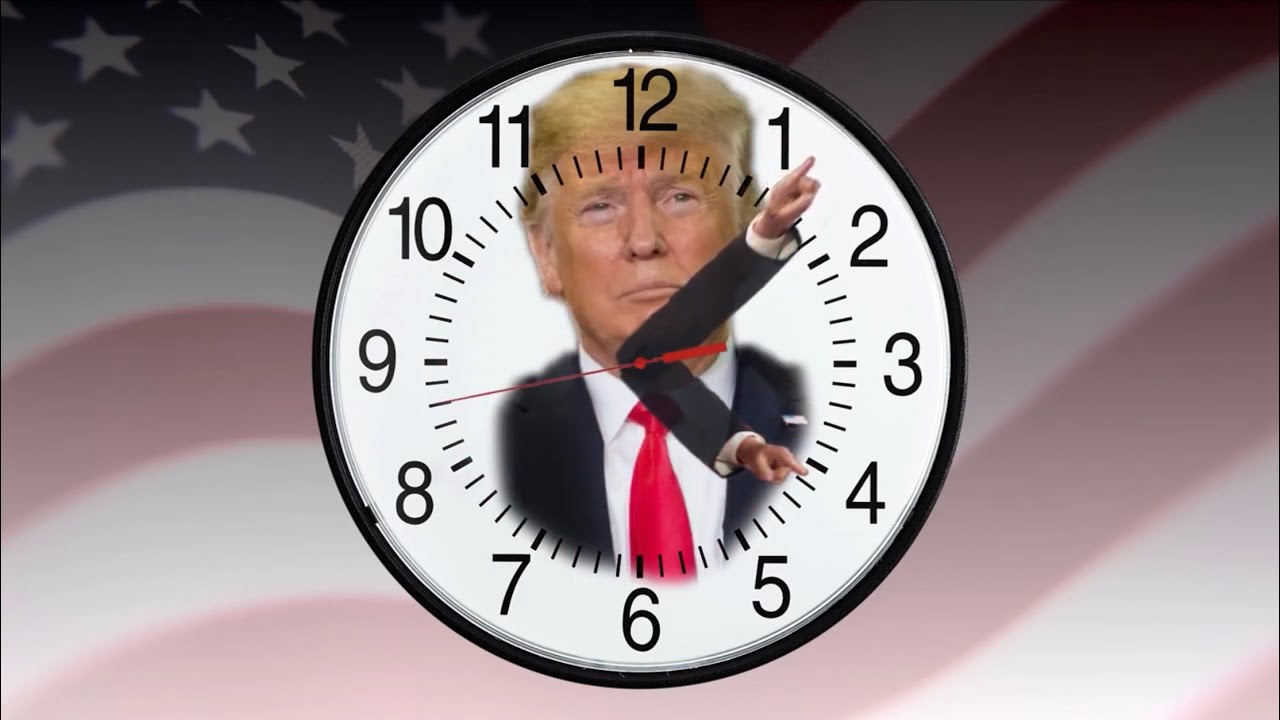 Donald Trump Whimsical Clock (1 hour) : Adobe AE - YouTube