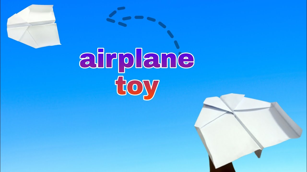 new paper airplane toy 🪀 / paper airplane - YouTube