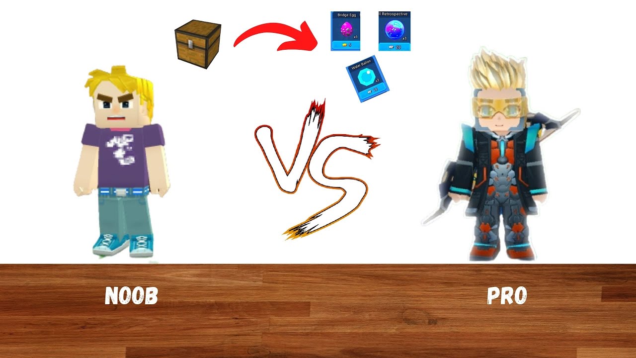 NOOB VS PRO - USING NEW ITEMS - Blockman Go - YouTube