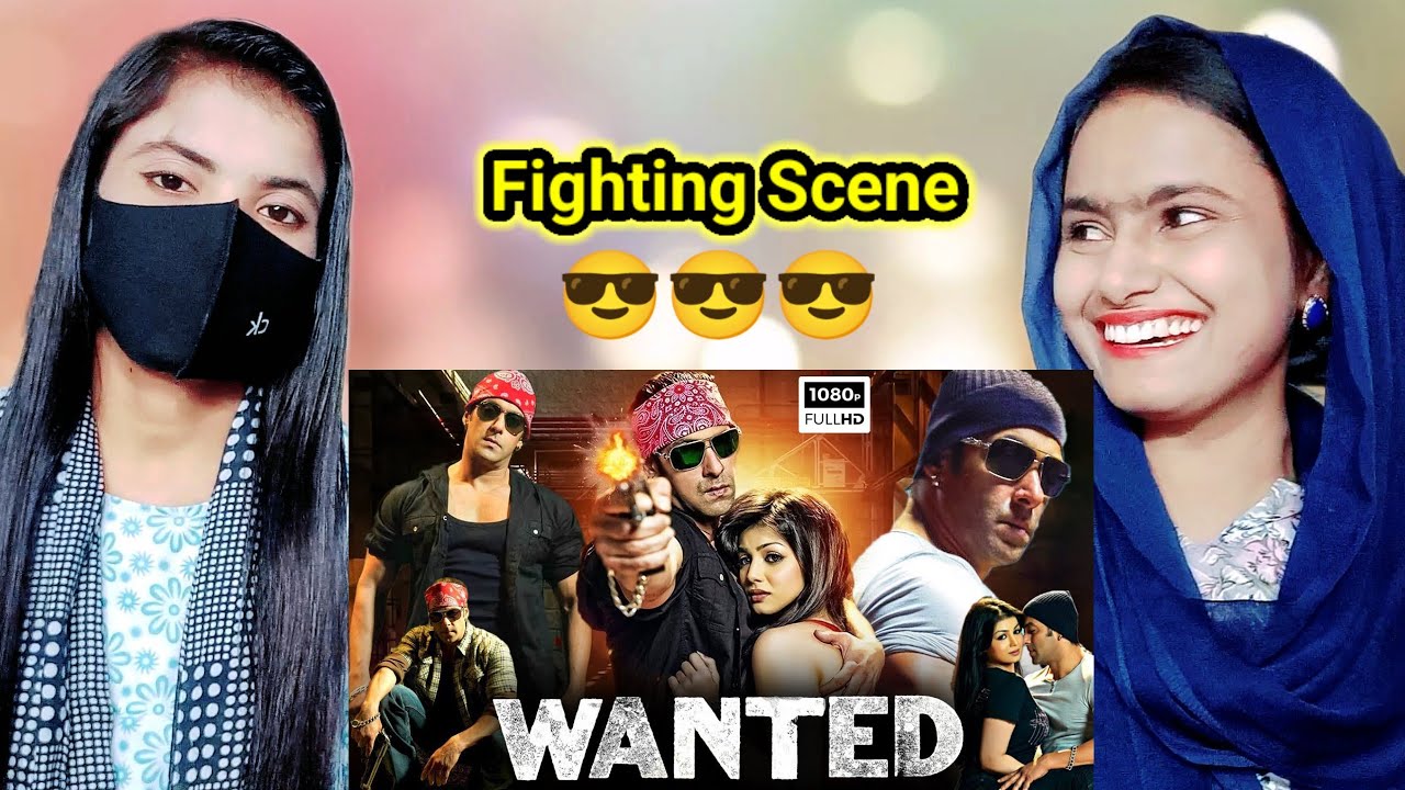 Reaction on Wanted Movie Fighting Scene/salman khan action scenes/Riza ...