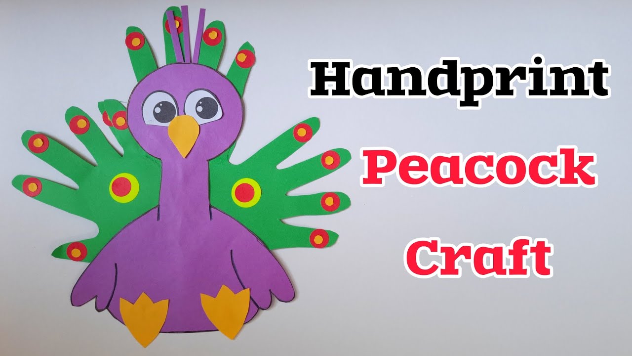 How to make a Peacock with paper | DIY Paper Peacock Craft #diycrafts # ...