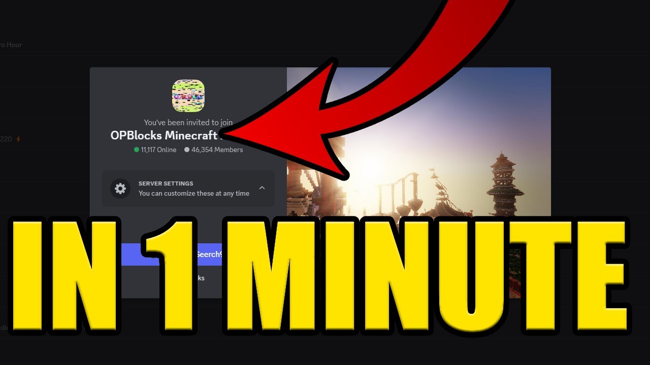 HOW to JOIN OPBLOCKS MINECRAFT DISCORD SERVER PC & MOBILE - YouTube