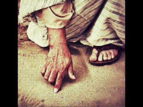 What did Jesus write on the ground In John 8 - YouTube